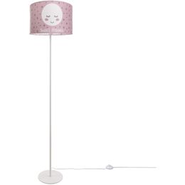 Paco Home Stehlampe »Aleyna 103« E27 Kinderlampe LED Kinderzimmer Lampe Mit Mond-Motiv Deko E27 weiß