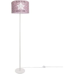 Paco Home Stehlampe »Aleyna 105« E27 Kinderlampe LED Kinderzimmer Lampe Sternen-Motiv, Deko E27 weiß