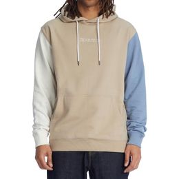 DC Shoes Kapuzensweatshirt »Riot« Island Fossil Colorblock XXL XXL Stoff: Leichter, gebürsteter SweatStoff aus...