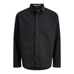 Jack & Jones JACK & JONES Langarmhemd »JORNORREBRO DENIM SHIRT LS SN« Black Denim M - N-Gr N-Gr M Cooles Jeanshemd von Jack & Jones