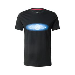 Alpha Industries T-Shirt 'Lightning' Herren Größe XXXL neonblau / schwarz / weiß