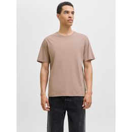 Jack & Jones JACK & JONES Rundhalsshirt »JJEORGANIC BASIC TEE SS O-NECK NOOS« mit Rundhalsausschnitt Mocha Meringue M M Herren-T-Shirt von Jack & Jones