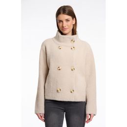 Rino & Pelle Rino & Pelle Damen Kurzjacke &raquo;BETH&laquo; mit Stehkragen grau M (38)