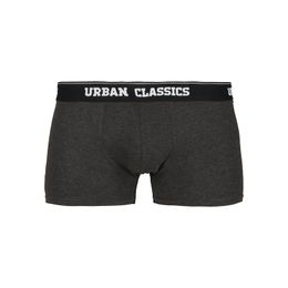 Urban Classics Boxershorts »Herren Men Boxer Shorts Double Pack« 1 Stk. tlg. black/charcoal S - 1 Stk. 1 Stk. S Beqüme Boxershorts für Alltag und...