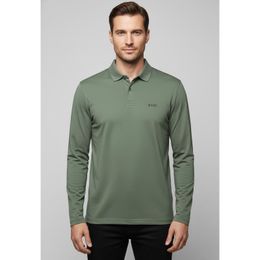 BOSS Green Langarm-Poloshirt »Pirol« Langarm, regular fit, Logo-Stickerei Open Green358 L L Poloshirt von BOSS Green Menswear