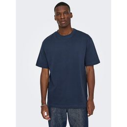 Only & Sons ONLY & SONS Rundhalsshirt »ONSFRED RLX SS TEE« Blue Nights XL XL T-Shirt von Only & Sons