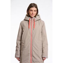 Rino & Pelle Rino & Pelle Damen Parka &raquo;JAVIN&laquo; mit Kapuze mit kontrastfarbenen Details 36