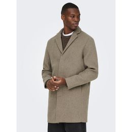 Only & Sons ONLY & SONS Kurzmantel »ONSARON WOOL COAT OTW« Greige S S Mantel von Only & Sons