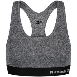 Reebok Bustier &raquo;"Simone"&laquo; breite Tr&auml;ger, ohne Verschluss, bequem, basic, ohne B&uuml;gel, mit Logo grey marl