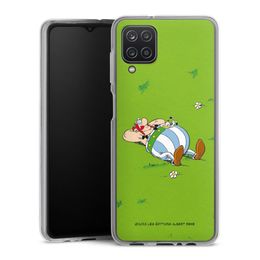 DeinDesign Galaxy A12 Handy Silikon H&uuml;lle Case transparent Handyh&uuml;lle Asterix Obelix Official Licensed Product Silikon Case