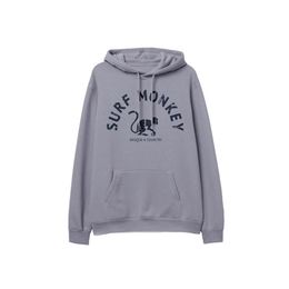 Surf Monkey Sweatshirt Herren Gr&ouml;&szlig;e XL flieder