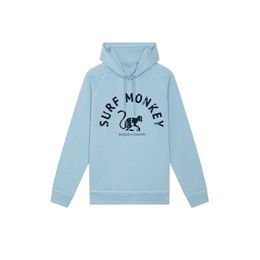 Surf Monkey Sweatshirt Herren Gr&ouml;&szlig;e S himmelblau