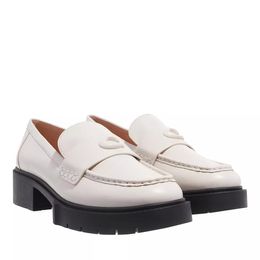 Coach Loafer - Leah Leather Loafer - Gr. 36 (EU) - in Creme - f&uuml;r Damen