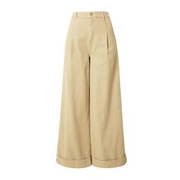 Topshop Pleat-Front Pants 'CLEAN' female Green size 12