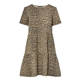 Pieces Kleid 'PCSalume' Damen Gr&ouml;&szlig;e 34 braun / taupe / schwarz / offwhite Winterkleid
