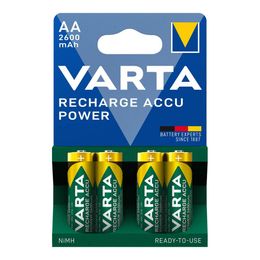 Varta Cons.Varta Recharge Accu Power AA 1, 2V/2600mAh/NiMH 5716 Bli.4 (05716101404)