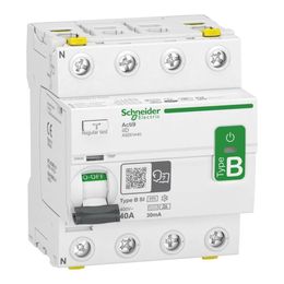 Schneider Electric FI-Schalter 4P 40A 30mA A9Z61440)