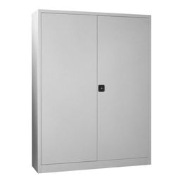 STIER Fl&uuml;gelt&uuml;renschrank, 1950x1500x400 mm, 4 B&ouml;den verzinkt, RAL 7035 (906953)