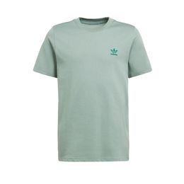 adidas originals T-Shirt 'Trefoil Essentials' Jungen Gr&ouml;&szlig;e 158 gr&uuml;n / pastellgr&uuml;n