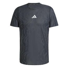 adidas Performance Sportshirt 'Ultimate' Herren Gr&ouml;&szlig;e L basaltgrau / schwarz / silber