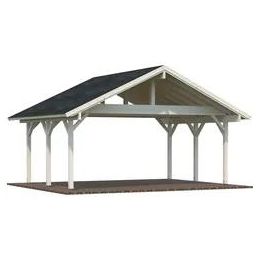 Doppelcarport Palmako "Robert", beige (natur), B/H/T:, Carports