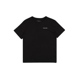 Calvin Klein Jeans T-Shirt Jungen Gr&ouml;&szlig;e 108 schwarz / wei&szlig;