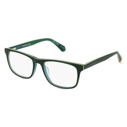 Superdry SDO 3002 Brille Unisex | Fassung: Vollrand, Quadratisch, Gr&uuml;n