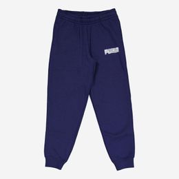 Puma Dunkelblaue Jogginghose mit Logo