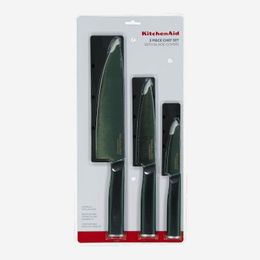 KitchenAid 3-teiliges schwarzes Küchenmesserset