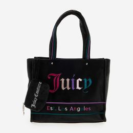 Juicy Couture Schwarze Tote Bag mit Logo