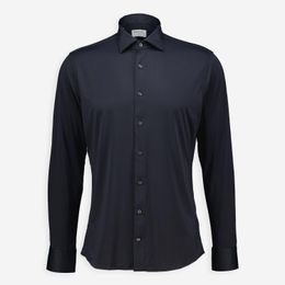 fakts Schwarzes Slim Fit Anzughemd