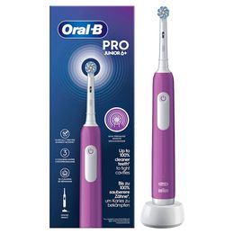Oral-B Elektrische Zahnbürste Kinder PRO Junior Purple, ab 6 Jahren