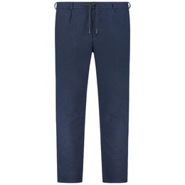 Gro&szlig;e Gr&ouml;&szlig;en Redpoint Stretch-Chinos "Digby" in Wolloptik, Tapered Fit Farbe dunkelblau Gr&ouml;&szlig;e: 46/32