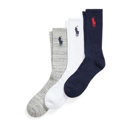 Polo Ralph Lauren Socken Herren Größe 41/46 navy / graumeliert / weiß