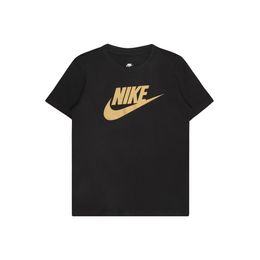 Nike Sportswear T-Shirt 'FUTURA HBR' Jungen Größe 122/128 gelb / schwarz