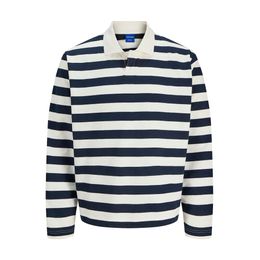 Jack & Jones Jack & Jones Sweatshirt 'JORBLEECKER' male Blue, White size XL