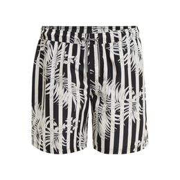 Jack & Jones Plus Jack & Jones Plus Badeshorts 'FIJI' Herren Gr&ouml;&szlig;e S schwarz / wei&szlig;