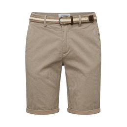 LINDBERGH Shorts 'Superflex' Herren Größe 38 beige / schwarz / weiß