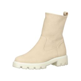 Paul Green Leder-Stiefeletten in Beige - 55% | Größe 37,5 | Stiefeletten