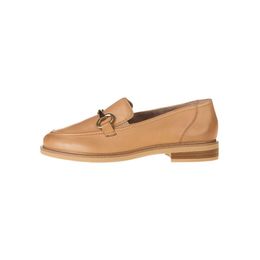 Paul Green Leder-Mokassins in Beige - 63% | Gr&ouml;&szlig;e 38,5 | Damen-schuhe-halbschuhe