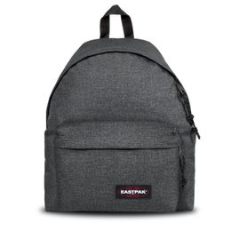 Freizeitrucksack Eastpak "PADDED PAK'R", Kinder, Gr. B/H/T: 30cm x 40cm x 18cm, schwarz (schwarz denim), Textil, Basic, Rucksäcke, Schulrucksack, Reiserucksack mit kontrastfarbigen Details