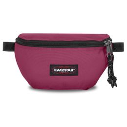 Bauchtasche Eastpak "SPRINGER", Kinder, Gr. B/H/T: 23cm x 16,5cm x 8,5cm, rot (wine burgundy), Textil, Taschen, Unisex Gürteltasche, Minibag im lässigen Look, mit Logo-Aufnäher
