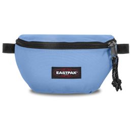 Bauchtasche Eastpak "SPRINGER", Kinder, Gr. B/H/T: 23cm x 16,5cm x 8,5cm, schwarz (air blau), Textil, Taschen, Unisex Gürteltasche, Minibag im lässigen Look, mit Logo-Aufnäher