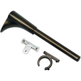 Tr&auml;ger Gardinia "Universal Wandtr&auml;ger f&uuml;r Gardinenstangen", braun (bronzefarben), Gardinenstangenhalterungen, Serie Einzelprogramm Chicago &Oslash; 20 mm