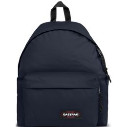 Freizeitrucksack Eastpak "PADDED PAK'R", Kinder, Gr. B/H/T: 30cm x 40cm x 18cm, blau (ultra marine), Textil, Basic, Rucksäcke, Schulrucksack, Reiserucksack mit kontrastfarbigen Details