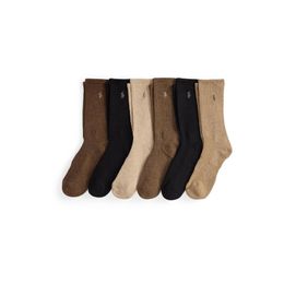 Polo Ralph Lauren Socken Herren Größe 41/46 braun / cappuccino / dunkelbraun / schwarz