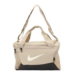 Nike Sporttasche 'Brasilia 9.5' Herren Gr&ouml;&szlig;e one size beige / schwarz / wei&szlig;