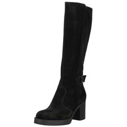 High-Heel-Stiefel Nero Giardini "Nero Giardini Stiefel Leder", Damen, Gr. 39, schwarz, Leder, Schuhe