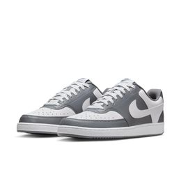 Nike Sportswear Herren Sneaker "COURT VISION LO", Gr. 40cool grau, weiß, weiß, Synthetik, Schuhe, Design auf den Spuren des Air Force 1