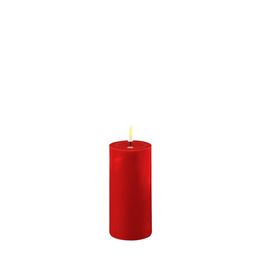 Deluxe Homeart LED Stumpenkerze Real Flame rot skandinavische Deko Online Shop